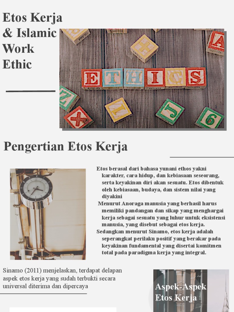 Etos Kerja Islami | PDF