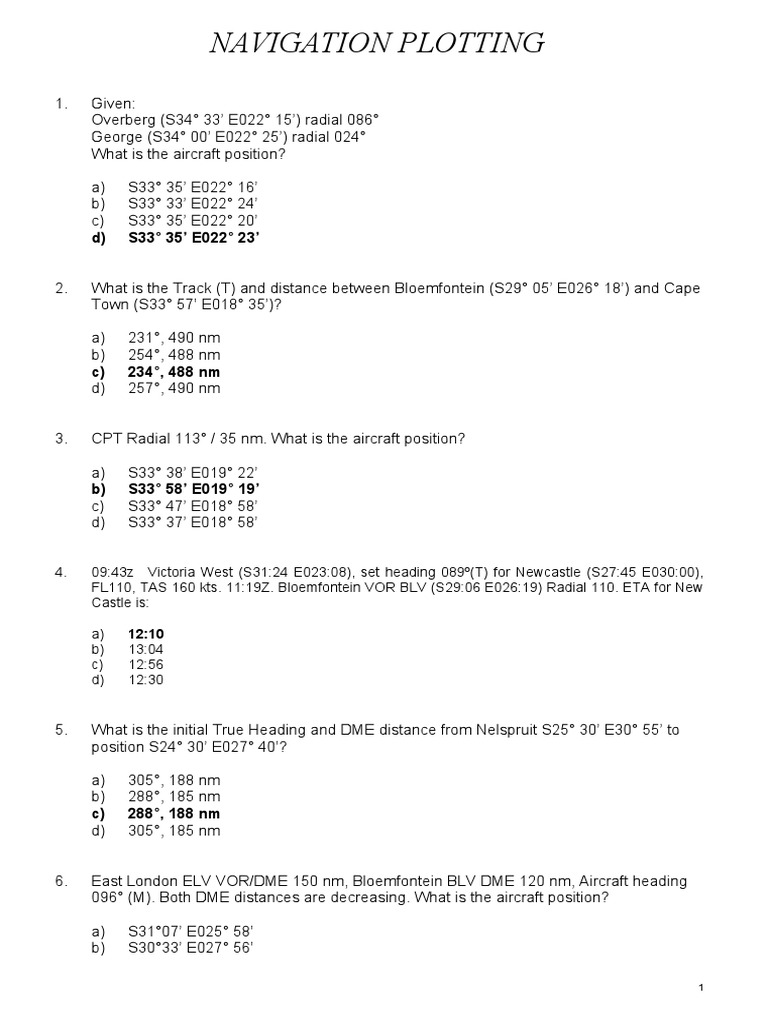 ATPL Nav Plotting | PDF | Wireless | Aviation