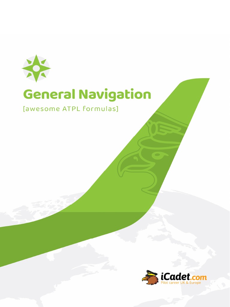 Awesome ATPL Formulas General Navigation | PDF | Slope | Latitude