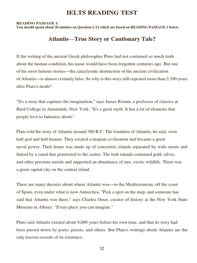 Atlantis - Up To Date Highlight | PDF | Extraterrestrial Life | Atlantis