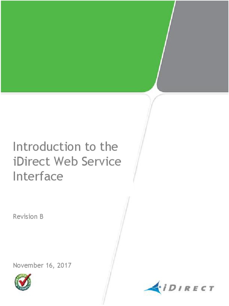 Introduction To The Idirect Web Service Interface: Revision B | PDF | Hypertext Transfer ...