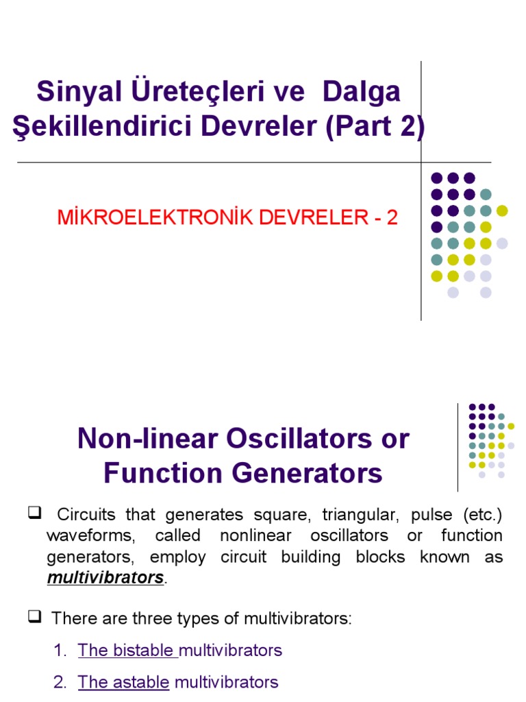 Multivibrators For Mikro Electronic Circuits | PDF | Analog Circuits ...