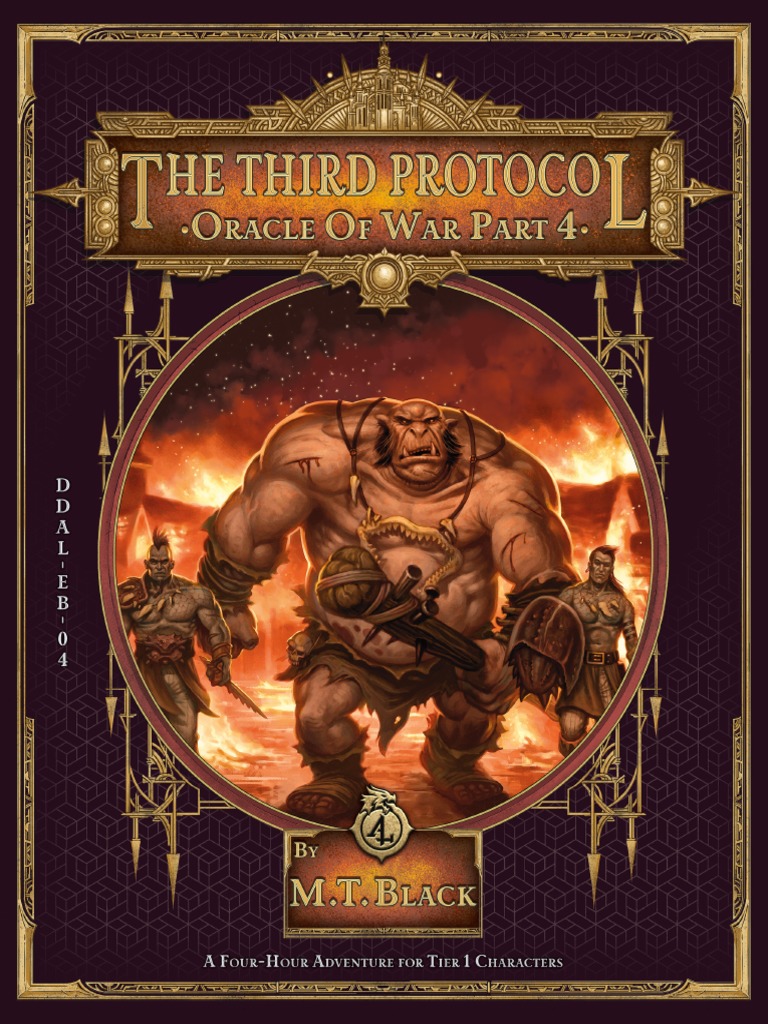 DDAL-EB-04 - The Third Protocol | PDF | World Of Eberron | Dungeons & Dragons