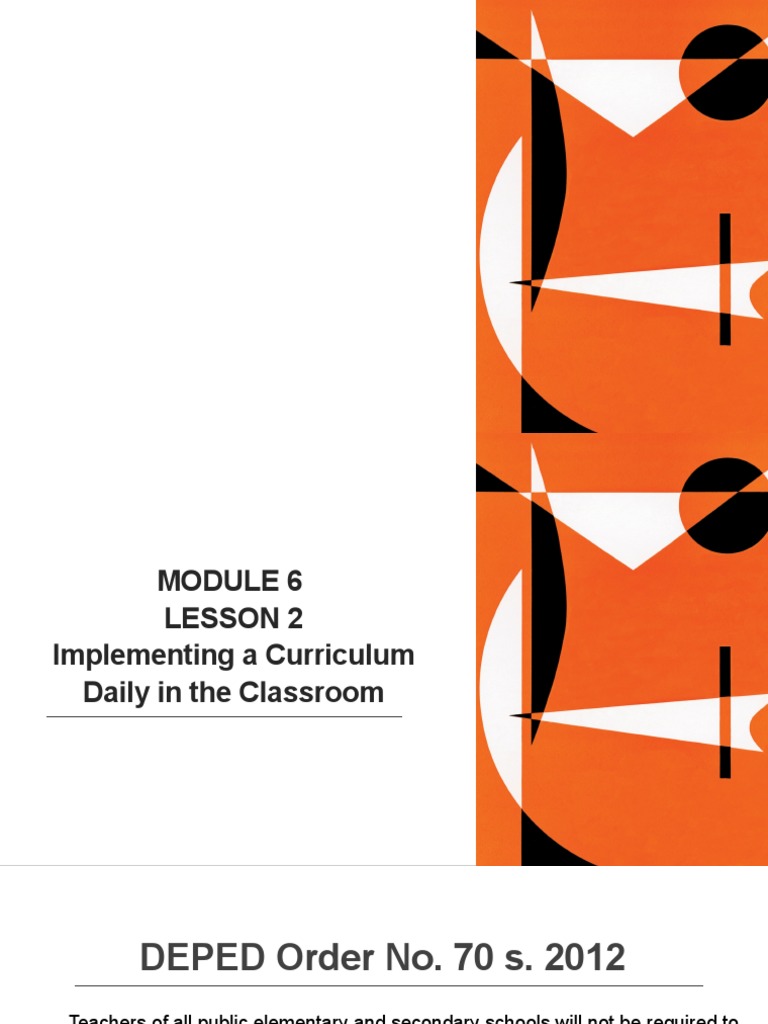 MODULE 6 Lesson 2 | PDF | Learning Styles | Lesson Plan