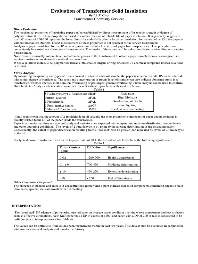 Transformer Solid Insulation | Download Free PDF | Transformer ...