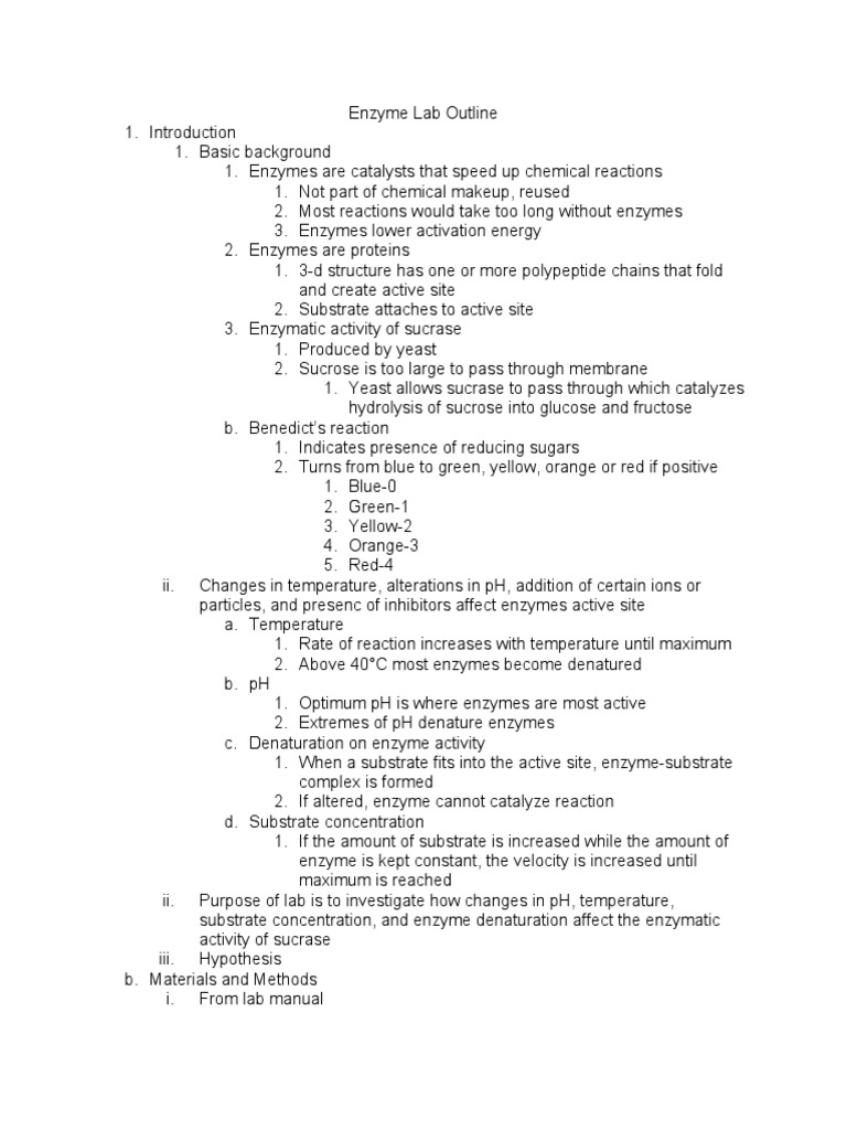 Bio 1500 | PDF | Active Site | Enzyme