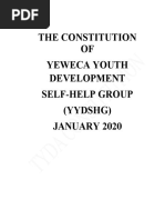 Sample Constitution for Community Group | PDF | Committee | Government