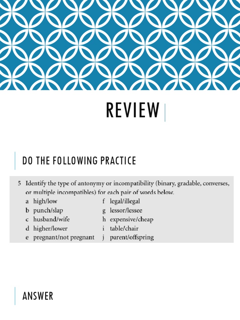 Sense Relation Between Sentences | PDF | Contradiction | Proposition