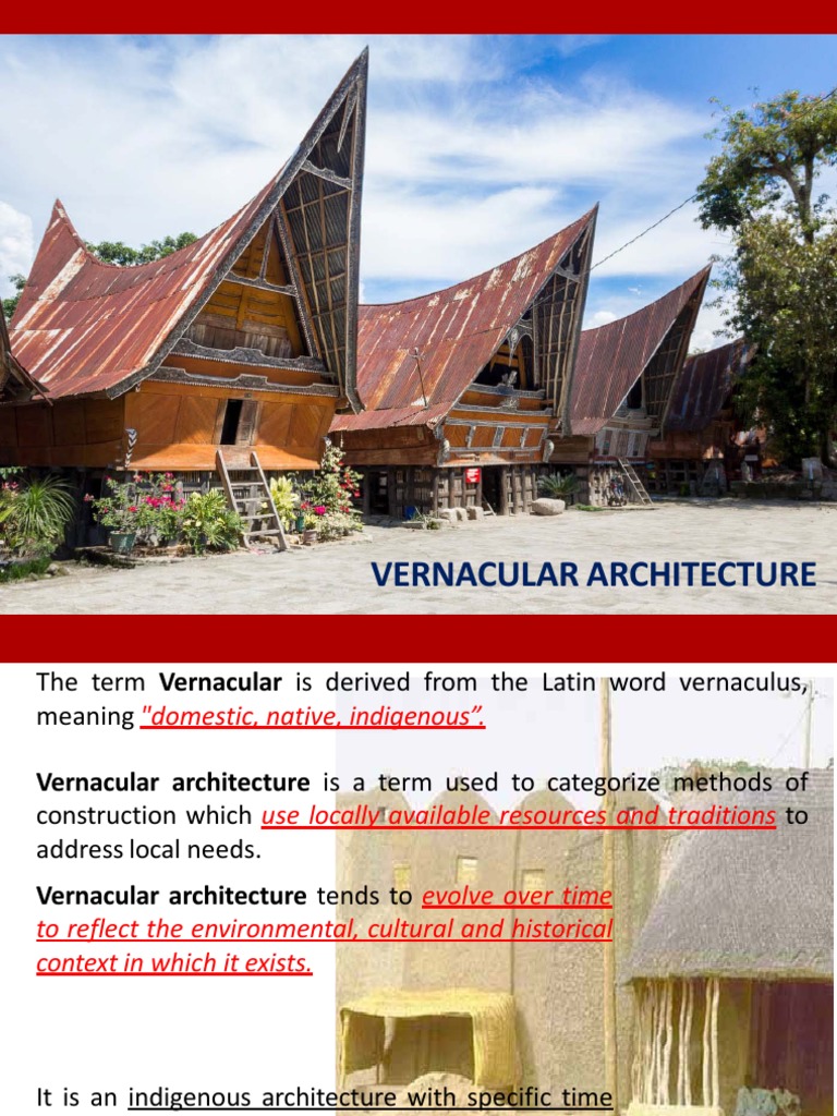 Understanding Vernacular Architecture | PDF | Economic Sectors