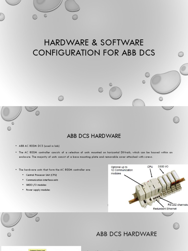 4.0 Hardware Software For Abb Dcs | PDF | Library (Computing) | Computer Program