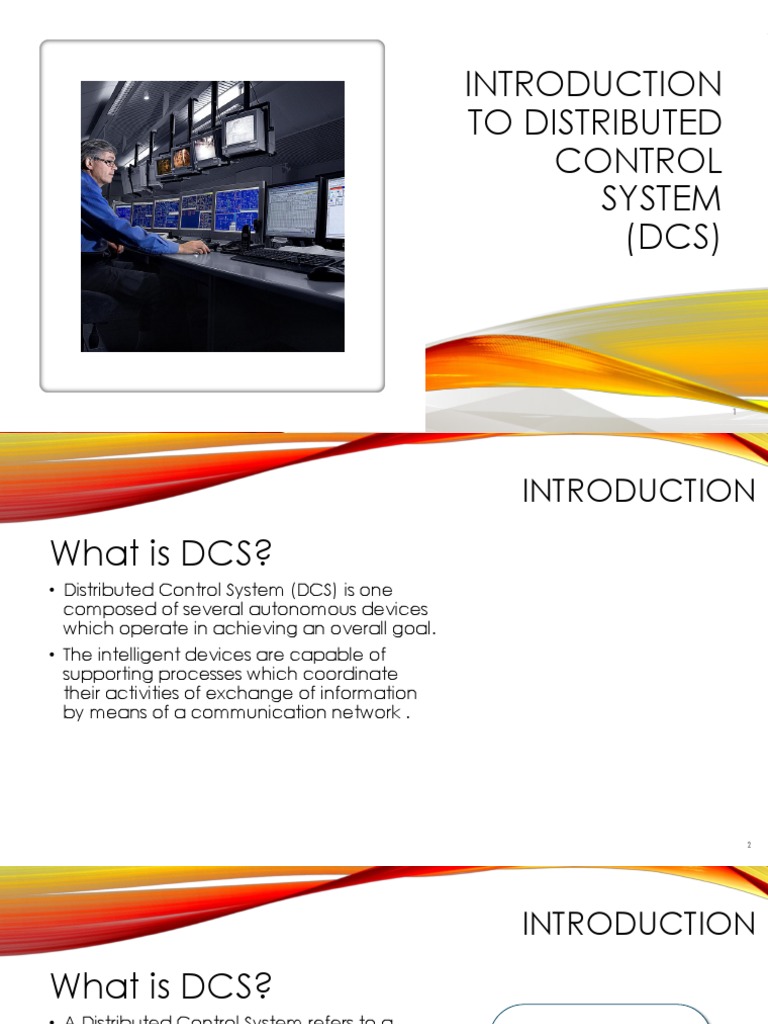 1.0 Introduction To Distributed Control System | PDF | Control System ...