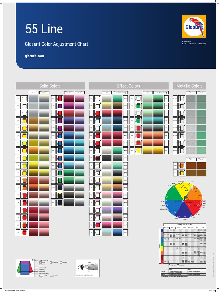 55 Line Tinting Chart | PDF