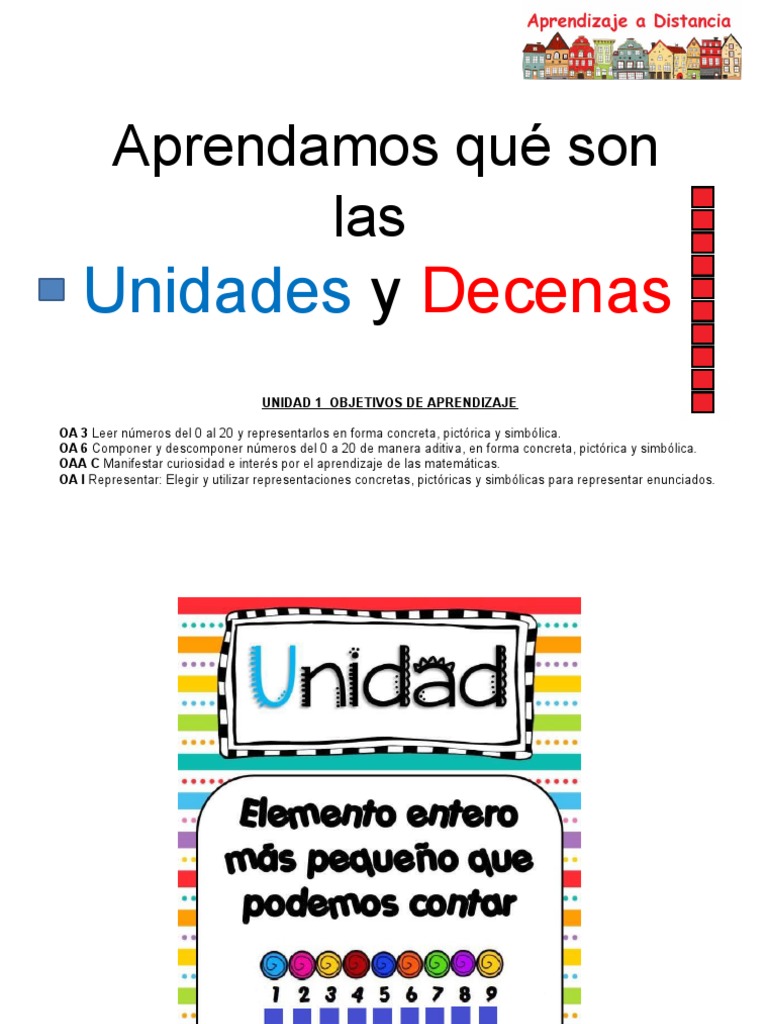 Unidades y Decenas | PDF
