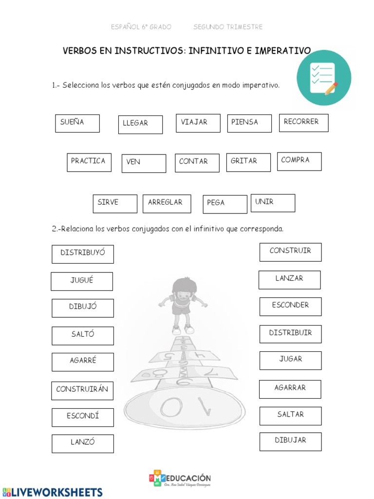 Verbos en Instructivos: Infinitivo E Imperativo | PDF