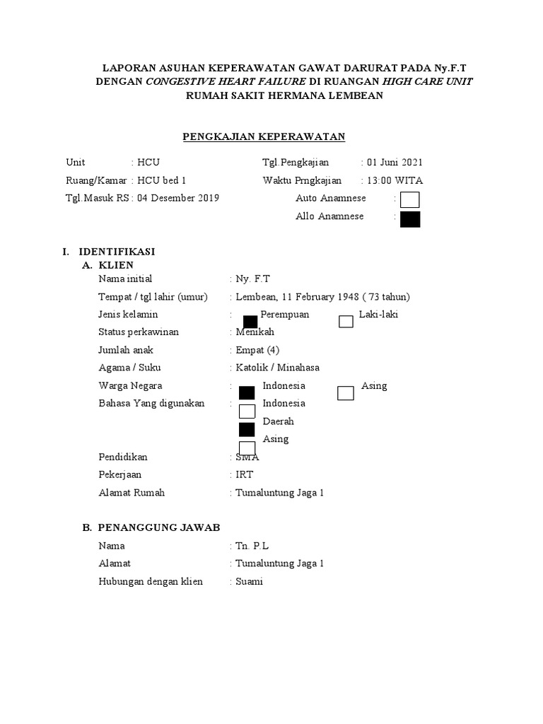 ASKEP KELOMPOK CHF HCU Revisi | PDF