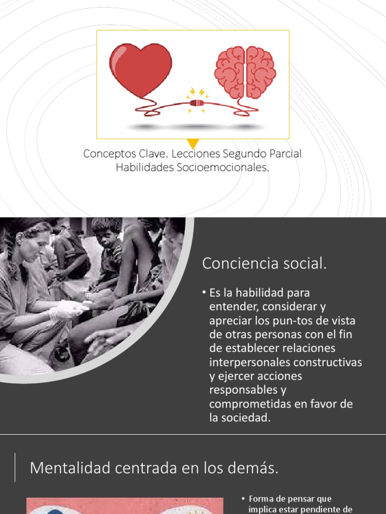 Conceptos Clave Habilidades Socioemocionales | PDF | Empatía ...