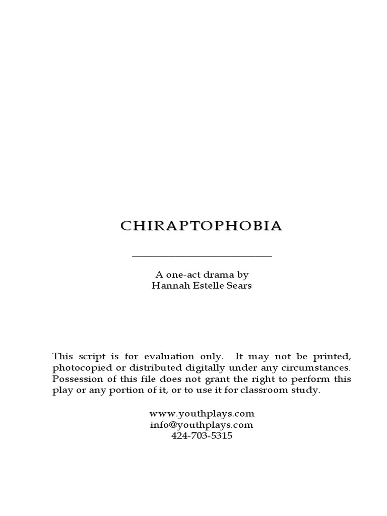 Chiraptophobia Excerpt | PDF | Royalty Payment | Copyright Infringement