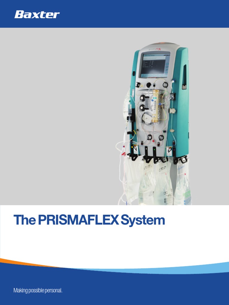 The PRISMAFLEX System: Making Possible Personal | PDF | Dialysis ...