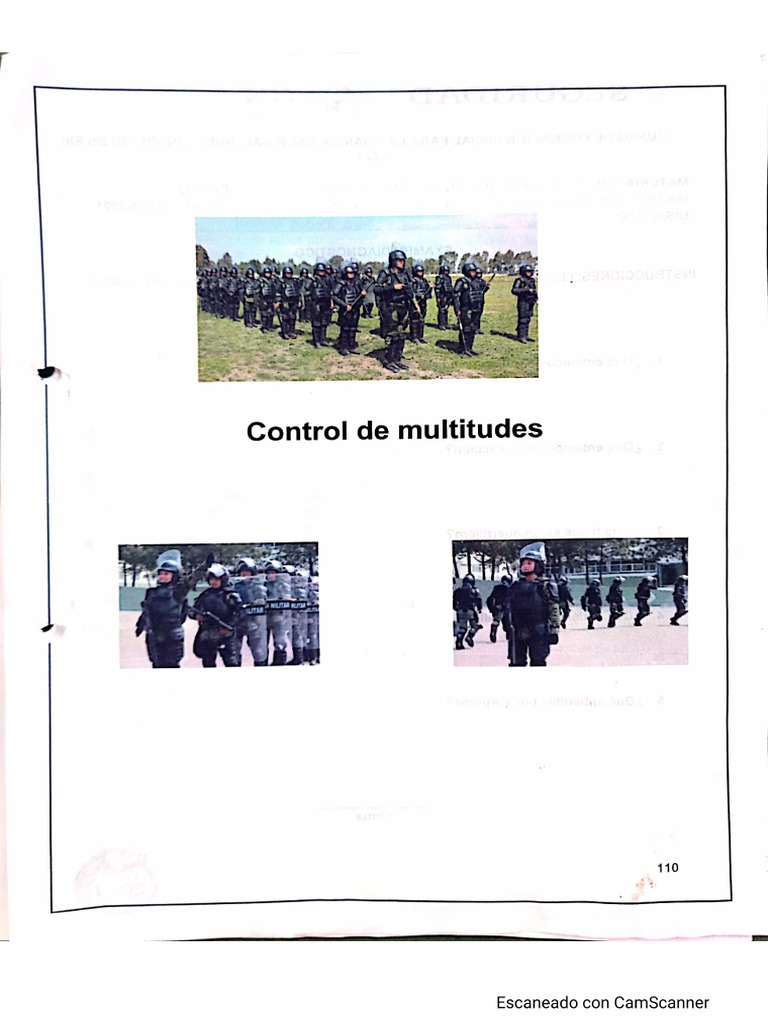 Control de Multitudes. | PDF