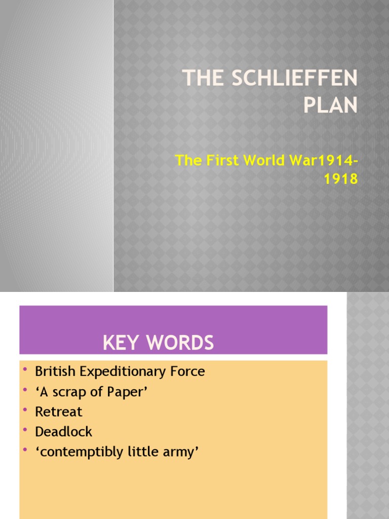The Schlieffen Plan | PDF | German Empire | Military Of France