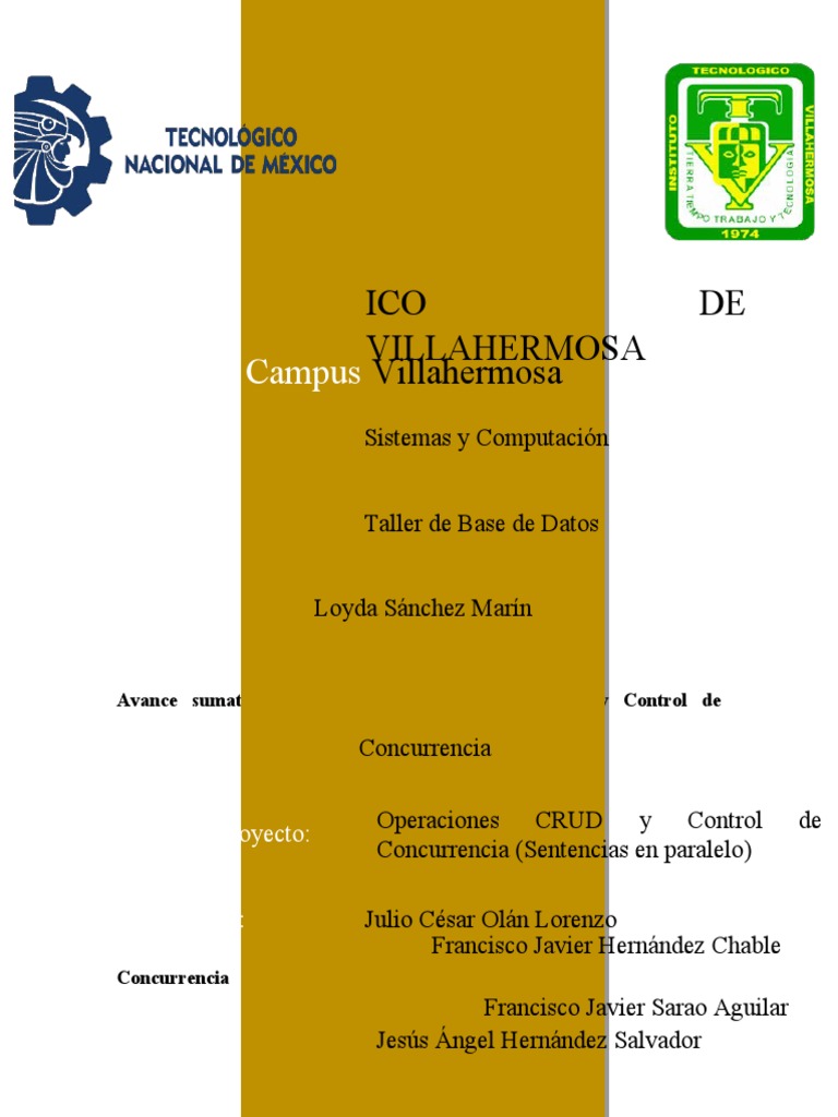 Avance 4 Del Proyecto Integrador | PDF | SQL | Bases de datos