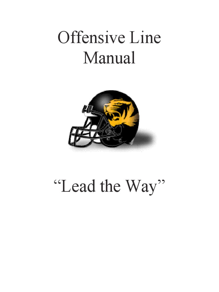 Offensive Line Manual | PDF | Foot | Football Codes