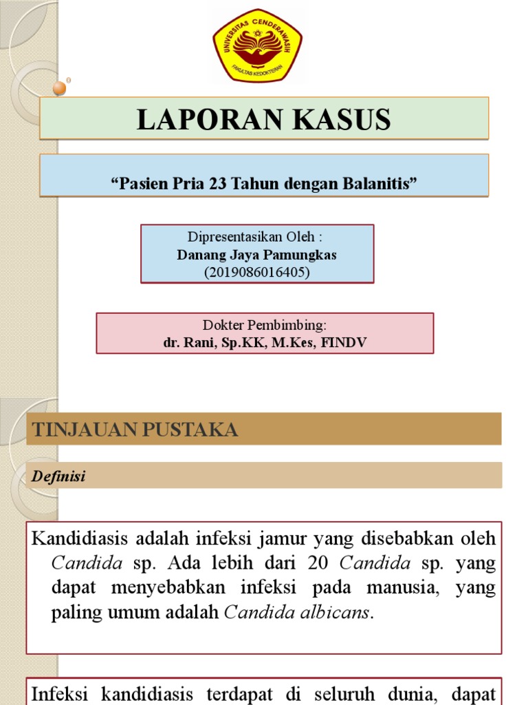Balanitis Candida pada Pria 23 Tahun | PDF