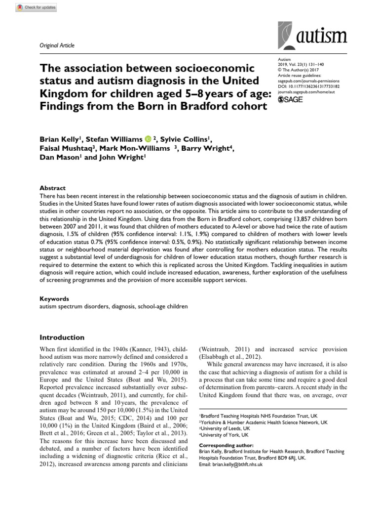 Autism Journal | PDF | Autism | Autism Spectrum