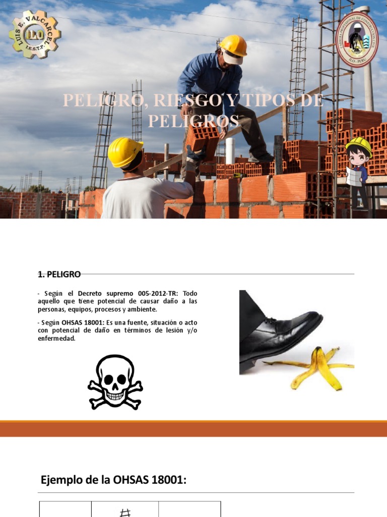 Peligro y Riesgo: Definiciones y Tipos | PDF