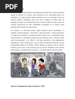 Abecedario Lengua de Señas Colombiana LSC | PDF