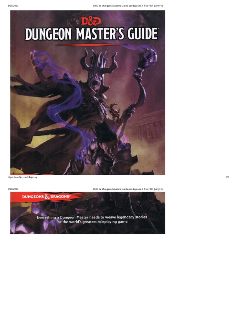 DND 5e Dungeon Masters Guide-Scottyjstone | PDF