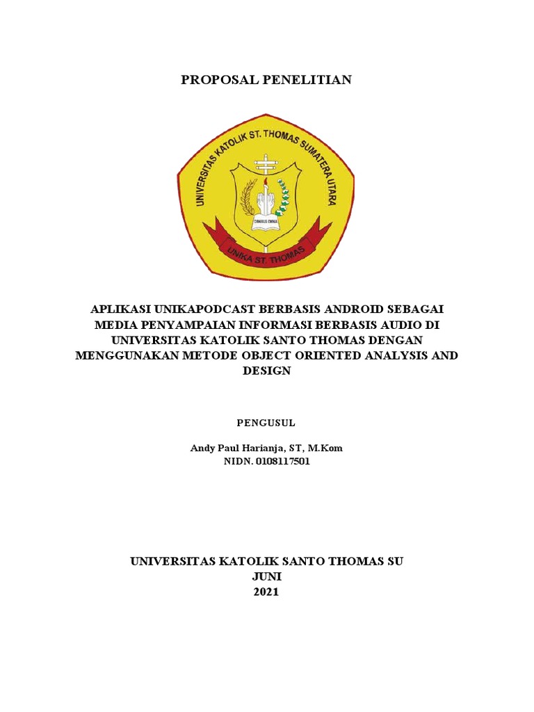Unikapodcast: Media Informasi Audio UST | PDF