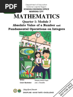 MATH Grade 7 Quarter 1 Module 1 Week 1 | PDF | Empty Set | Set ...