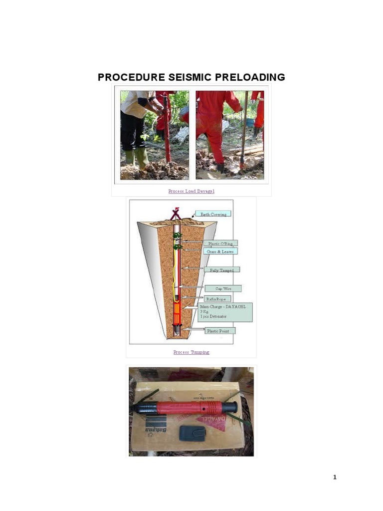 Procedure Seismic Preloading | PDF | Nature