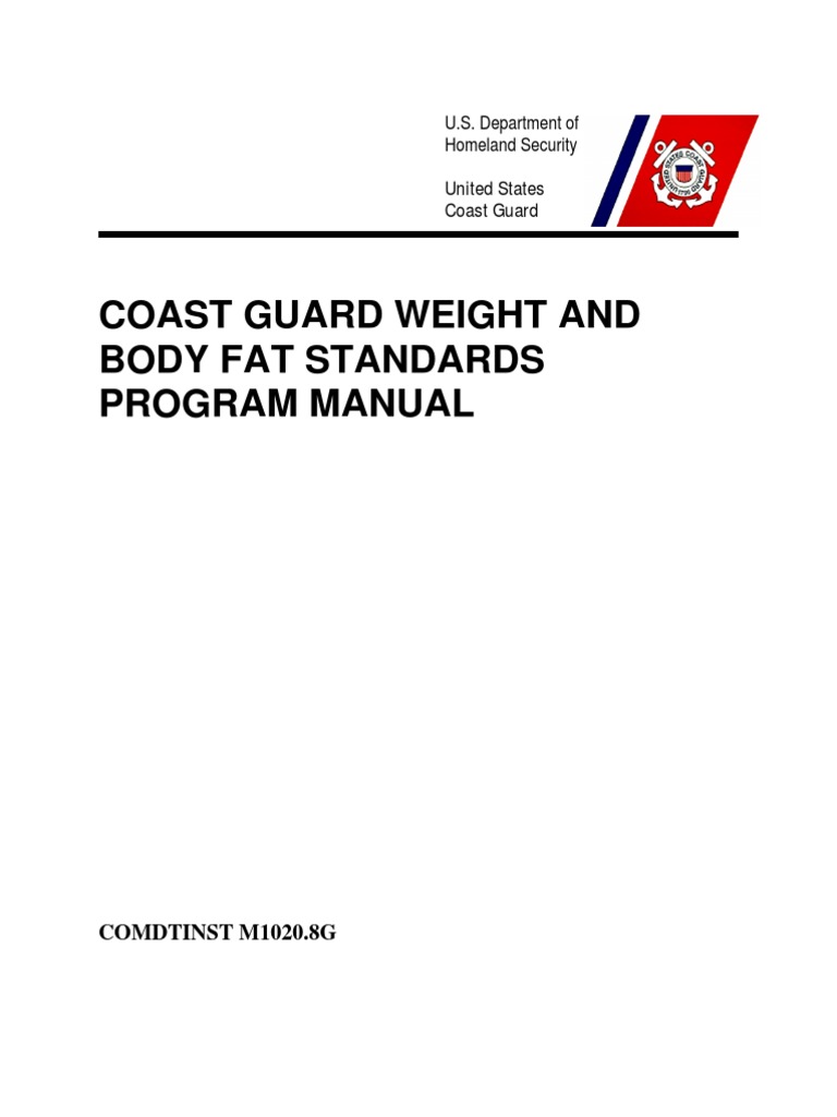 CG Weight and Body Fat Standards Program Manual | PDF | United States ...