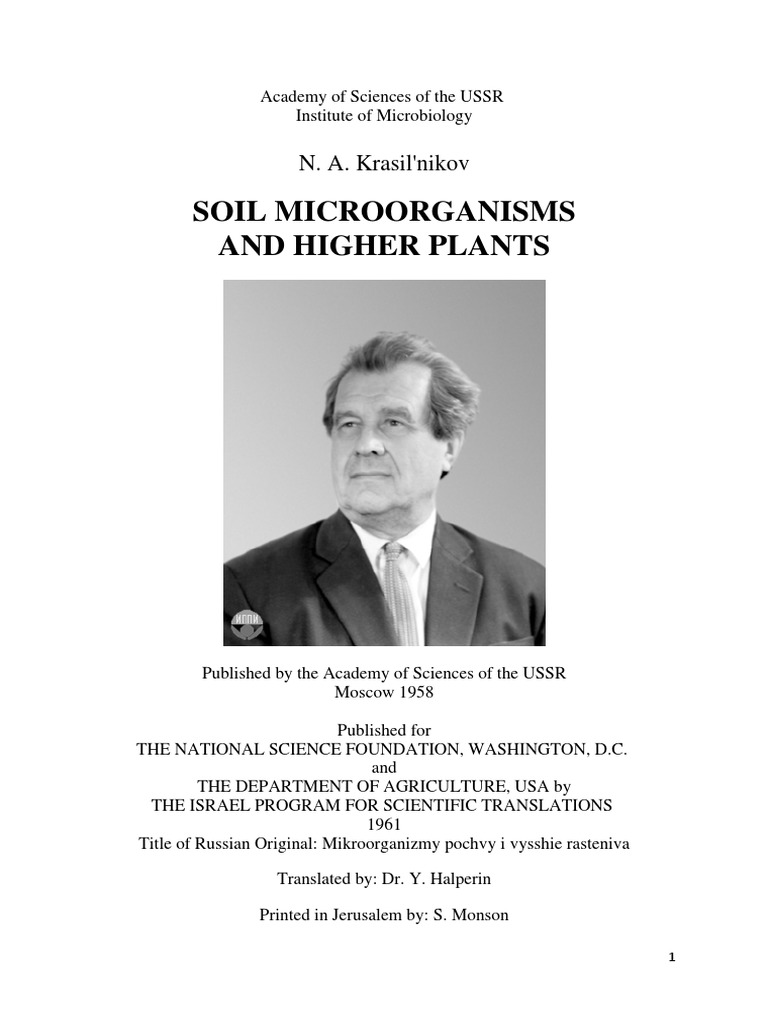 Soil Microorganisms and Higher Plants | PDF | Soil | Bacteria