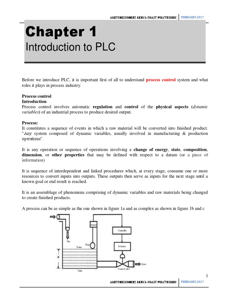 PLC Notes - Introduction | Download Free PDF | Programmable Logic ...