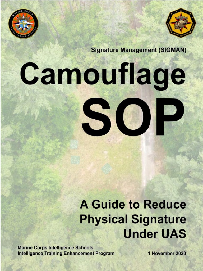 Camouflage SOP for UAS Operations | PDF | Camouflage | United States ...
