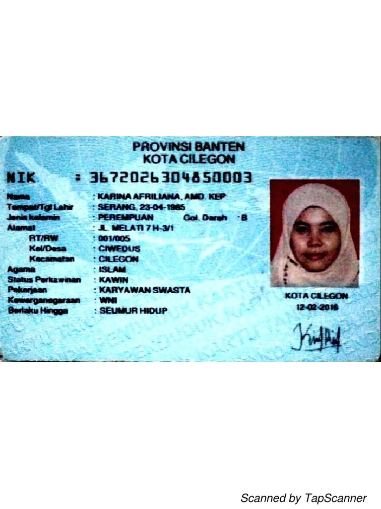 Scan Foto KTP & NPWP | PDF