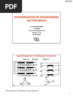 Transformer Vector Group Test Conditions: Ynd1, Ynd11, Dyn11, Ynyn0 and ...