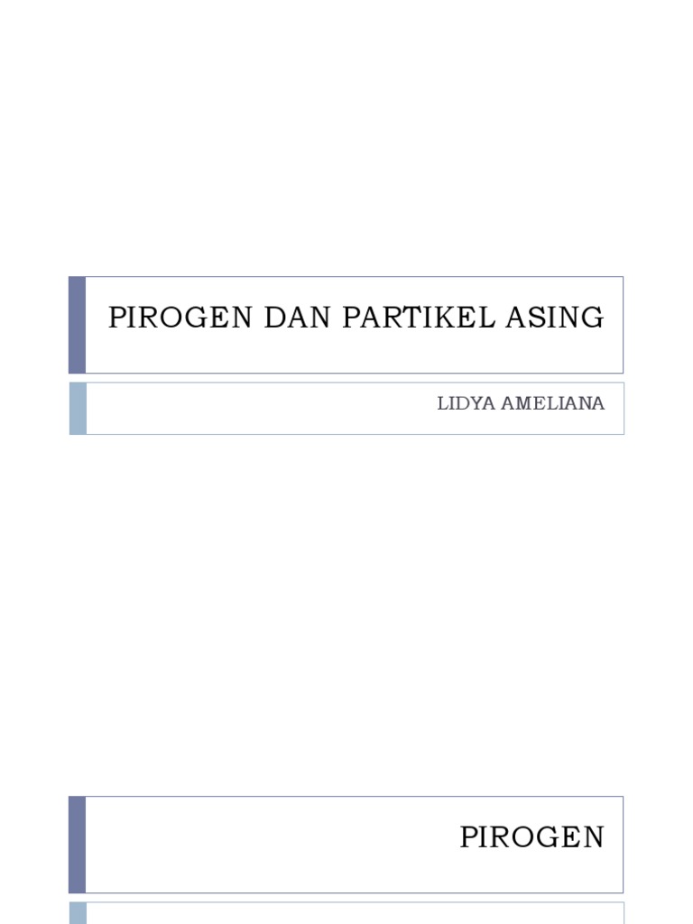Partikel Asing Dan Pirogen-Lia | PDF | Sains & Matematika