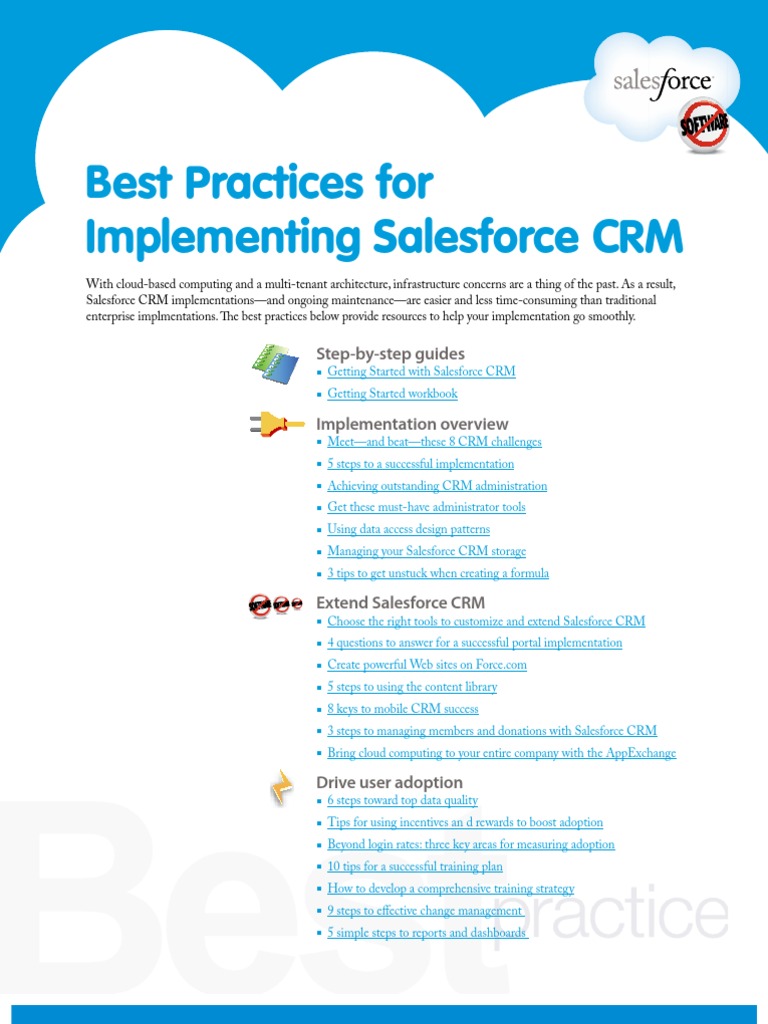 Best Practices For Implementing | PDF | Salesforce.Com | Customer ...