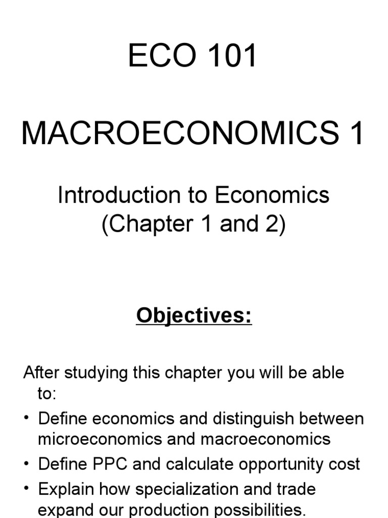Understanding Production Possibilities And Opportunity Cost An