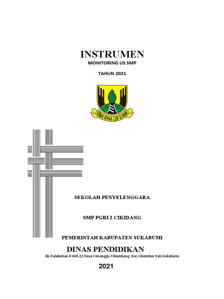 Instrumen Monev Ujian Sekolah | PDF