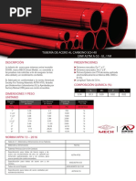Tabla de Dimensiones de Tuberia Segub Asme B36.10 PDF | PDF | Materiales | Acero