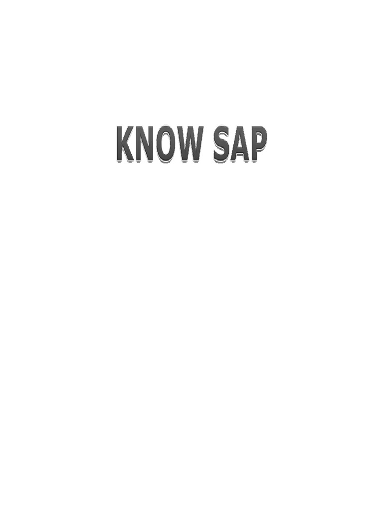 SAP Overview ERP Overview | PDF | Enterprise Resource Planning | Invoice