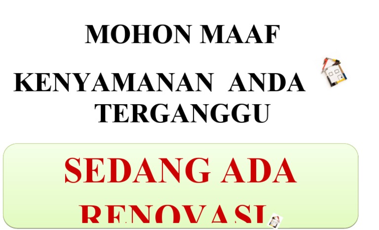 Mohon Maaf Kenyamanan Anda | PDF