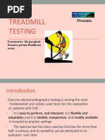 Bruce Protocol Stress Test | PDF | Treadmill | Physical Exercise