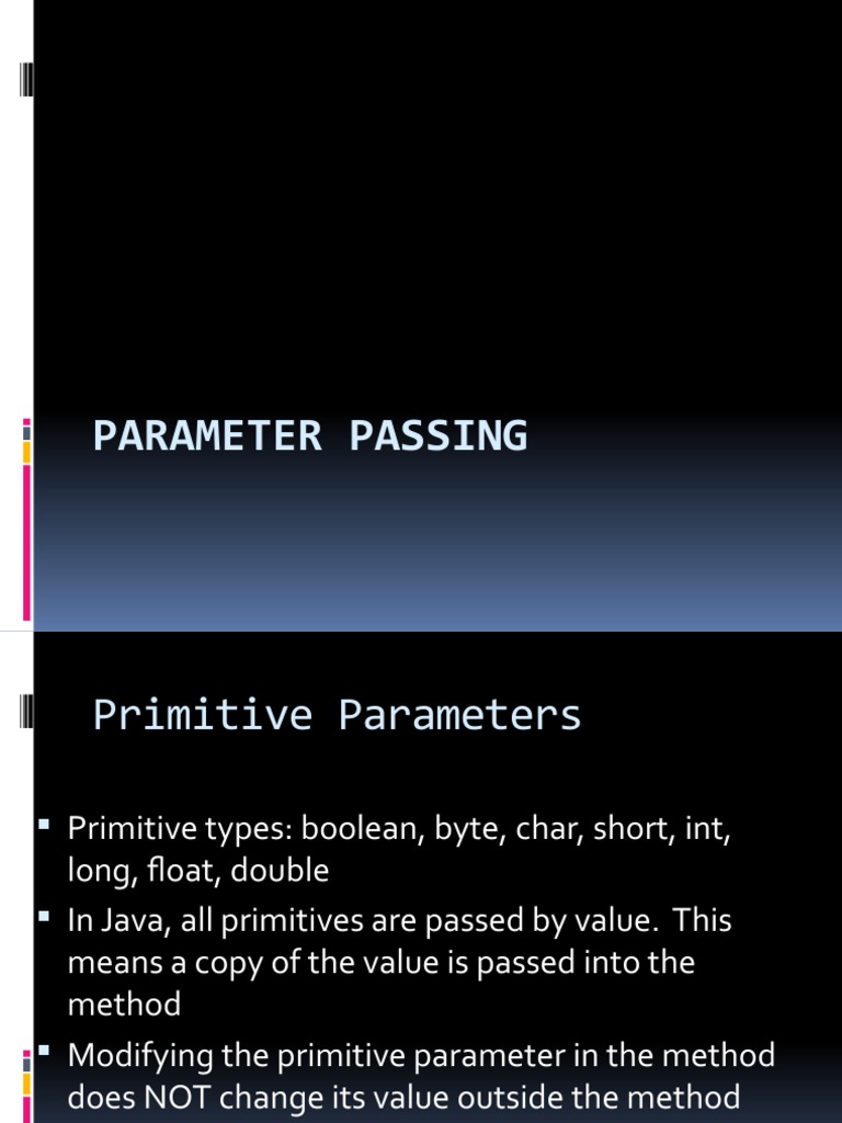 Lec 4 Passing Object In Java Pdf Parameter Computer Programming Constructor Object 9867