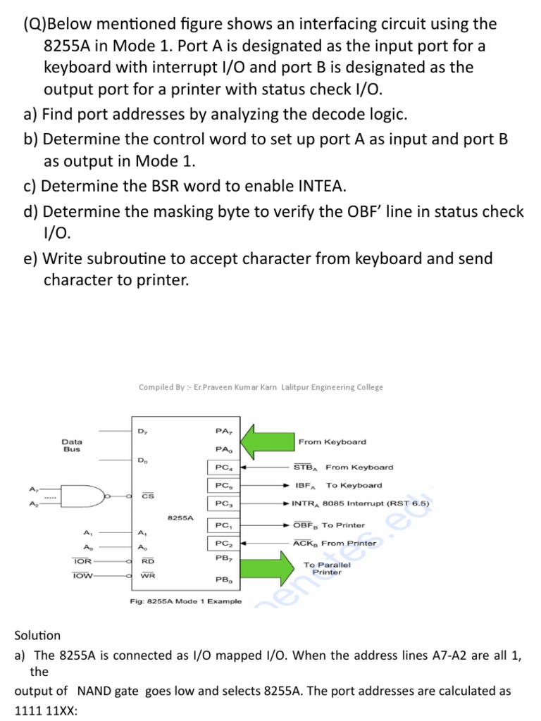 8255 PPI Card Instrumentation System | PDF | Input/Output | Computer ...